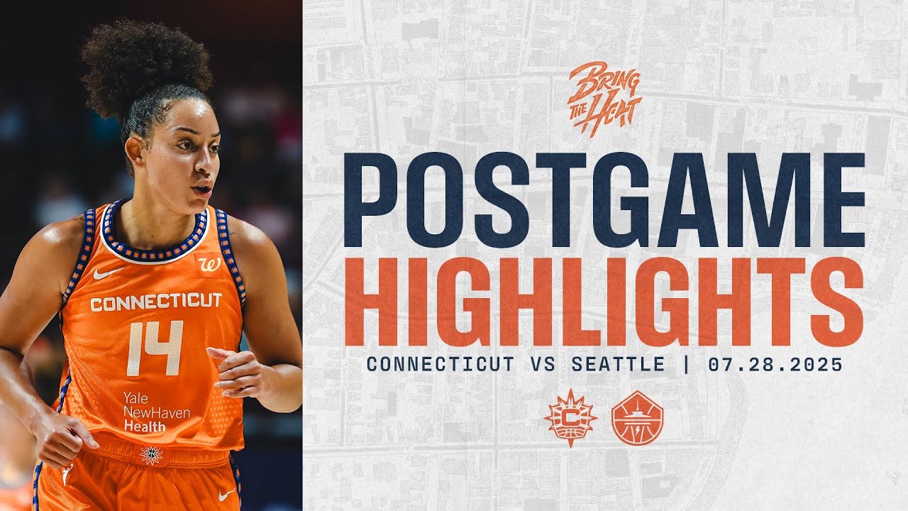 Connecticut vs Seattle Game Highlights: July 28, 2025 - YouTube