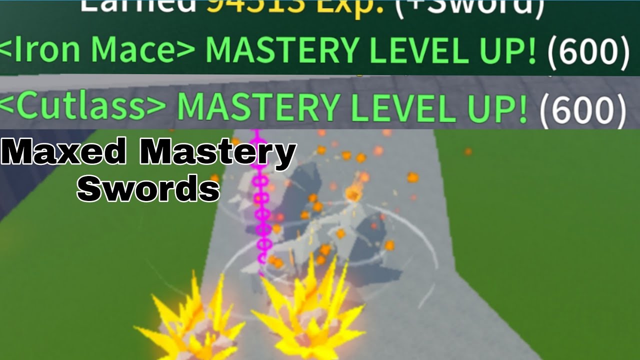 Maxed Mastery 4 Swords In Blox Fruits - YouTube