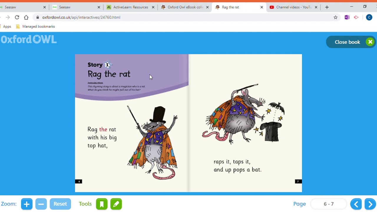 Rag the rat, activity 1 - YouTube