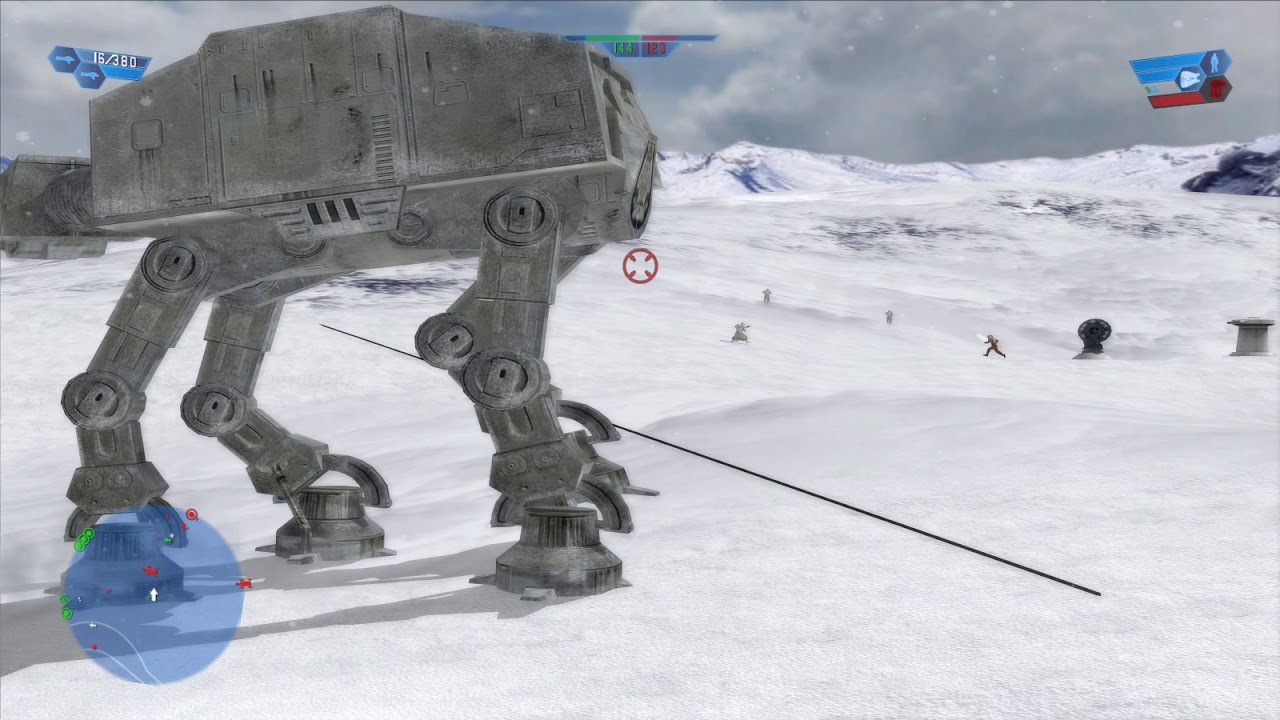 Star Wars Battlefront (2004) - Hoth: Echo Base - YouTube