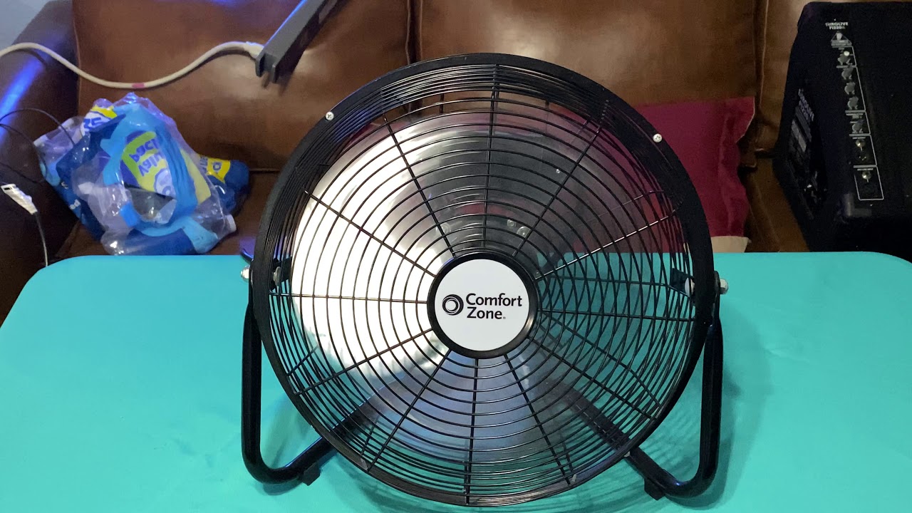 12 inch Comfort Zone Fan - YouTube