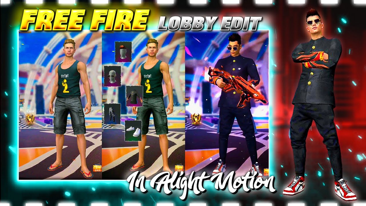 FreeFire Lobby Edit Tutorial💥 | FreeFire Short Edit Tutorial | Edit FreeFire Shorts in Alight ...