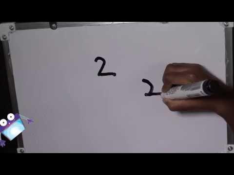 An Easy Way To Write NUMBER 2 - YouTube