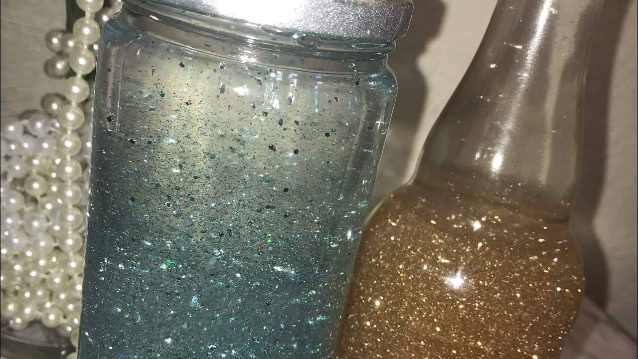 DIY calming glitter jar, sensory bottle - YouTube