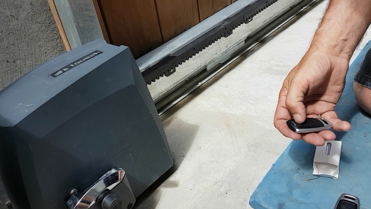 Programming a New Tousek Gate Remote - YouTube