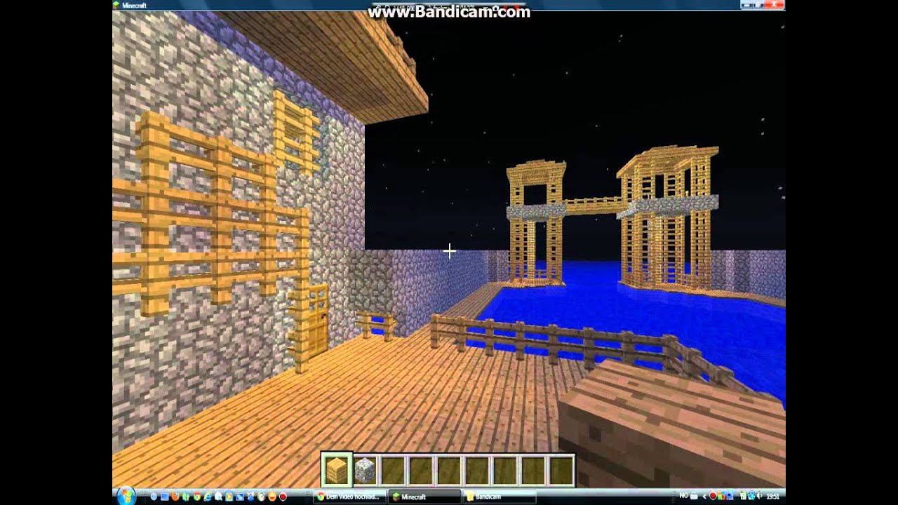 Minecraft village self made - YouTube