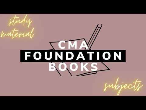 CMA FOUNDATION BOOKS| Study material | How many subjects in CMA ...