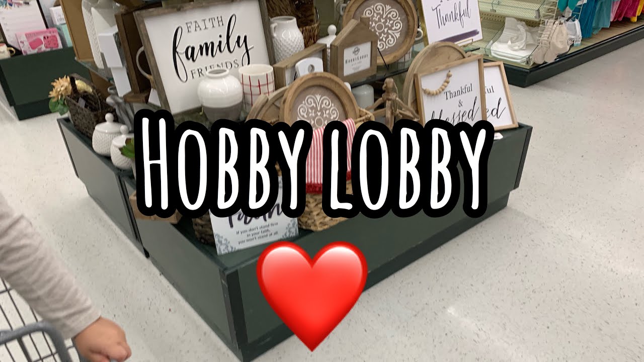Hobby Lobby for the first time !!! - YouTube