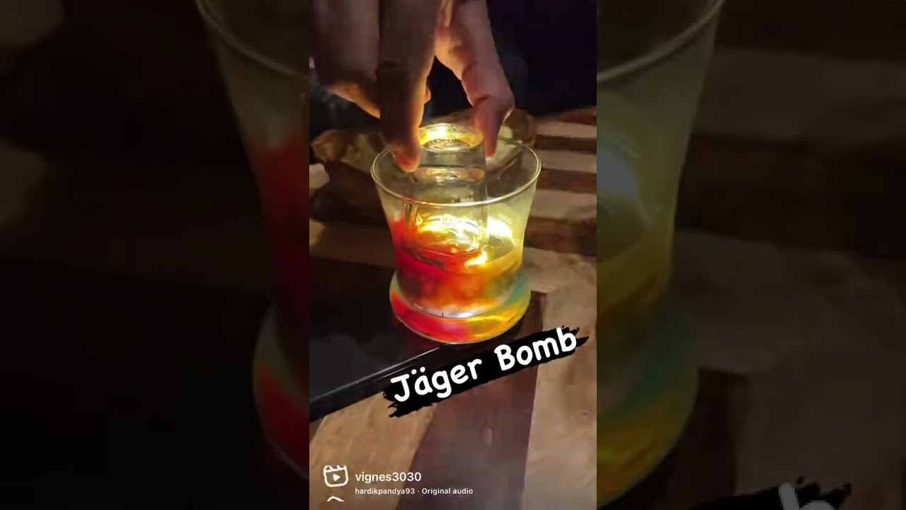 Jäger bomb. 🤩🤩shot of Jägermeister into an energy drink, typically Red ...