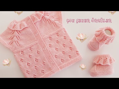 YAKASI PİLELİ BEBEK YELEĞİ YAPIMI