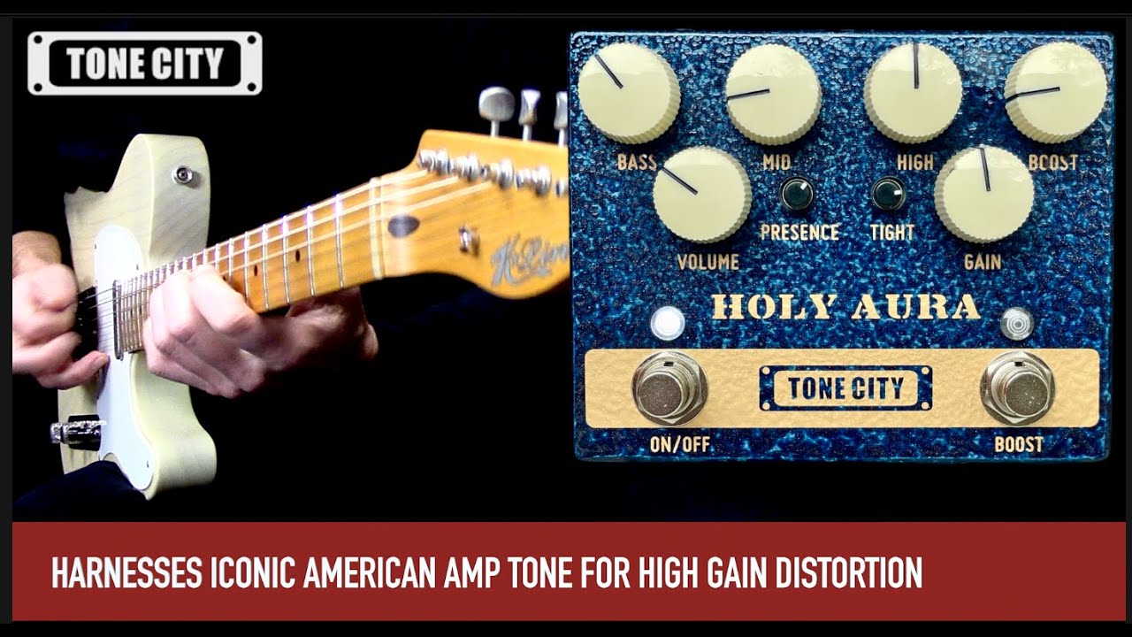 Tone City Holy Aura Distortion and Boost - YouTube