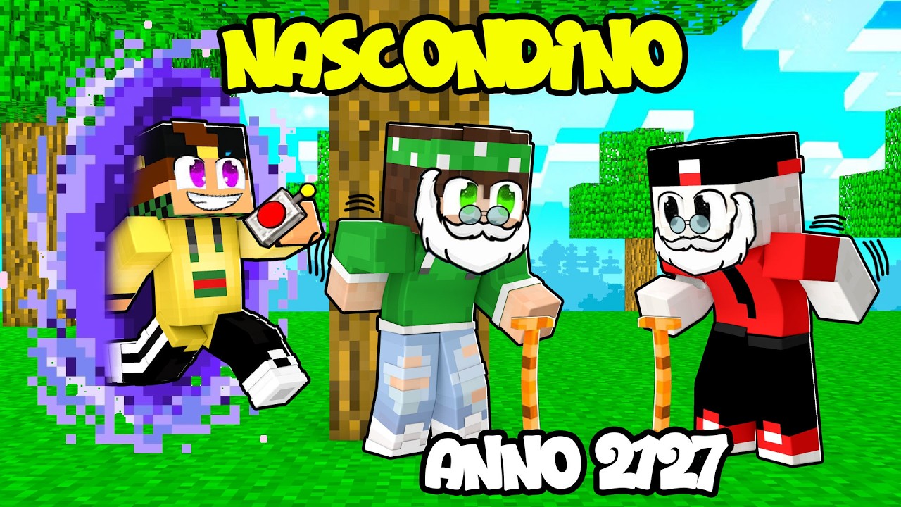 NASCONDINO CON I VIAGGI NEL TEMPO SU MINECRAFT - YouTube