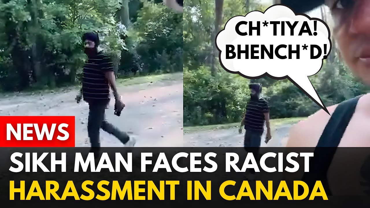 RACISM AGAINST SIKH MAN PEACEFULLY WALKING IN PARK IN CANADA - YouTube