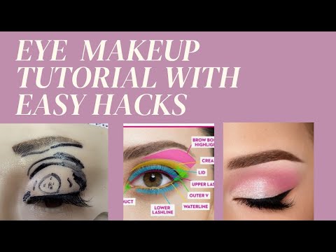 Eye makeup Theory|Part of eye|Tutorial for beginners| - YouTube