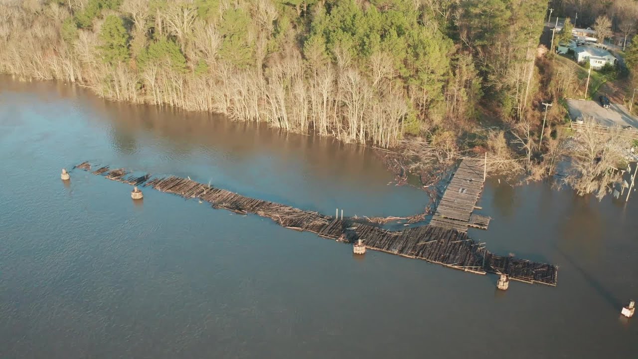 Cliff's Landing largely under water as waters from heavy rains in North ...