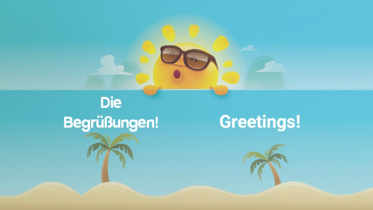 #LearnGerman #ForBeginners How to Pronounce German greetings ...