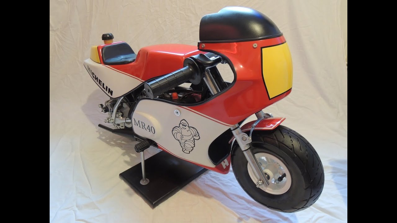 restauration pocket bike DANDY mr40 - YouTube