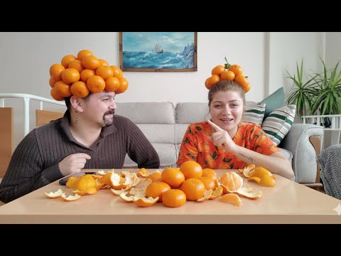 Mandalina Hız Yarışı(Cezalı🤯 #funny #challenge 