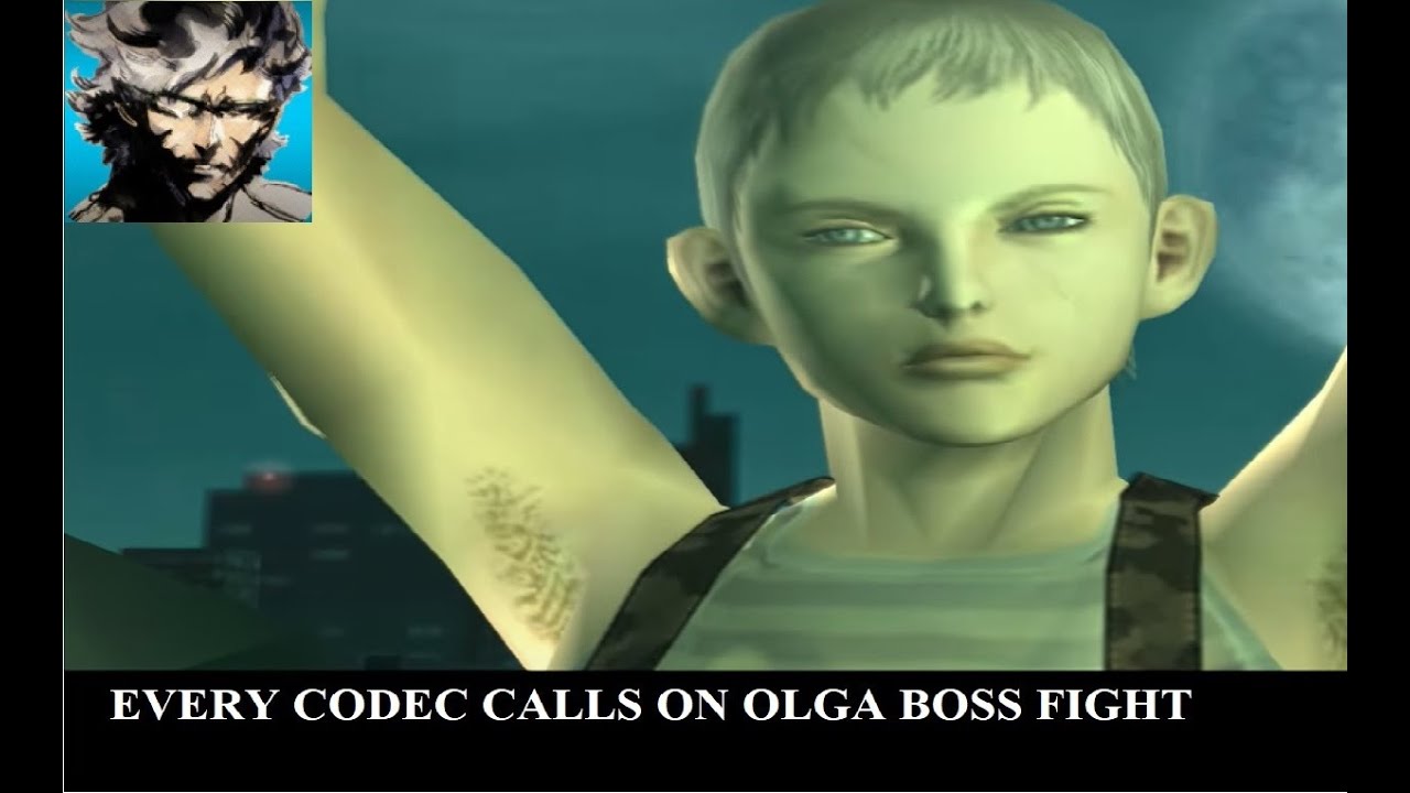 Metal Gear Solid 2: Every Codec Calls on Olga Boss Fight - YouTube