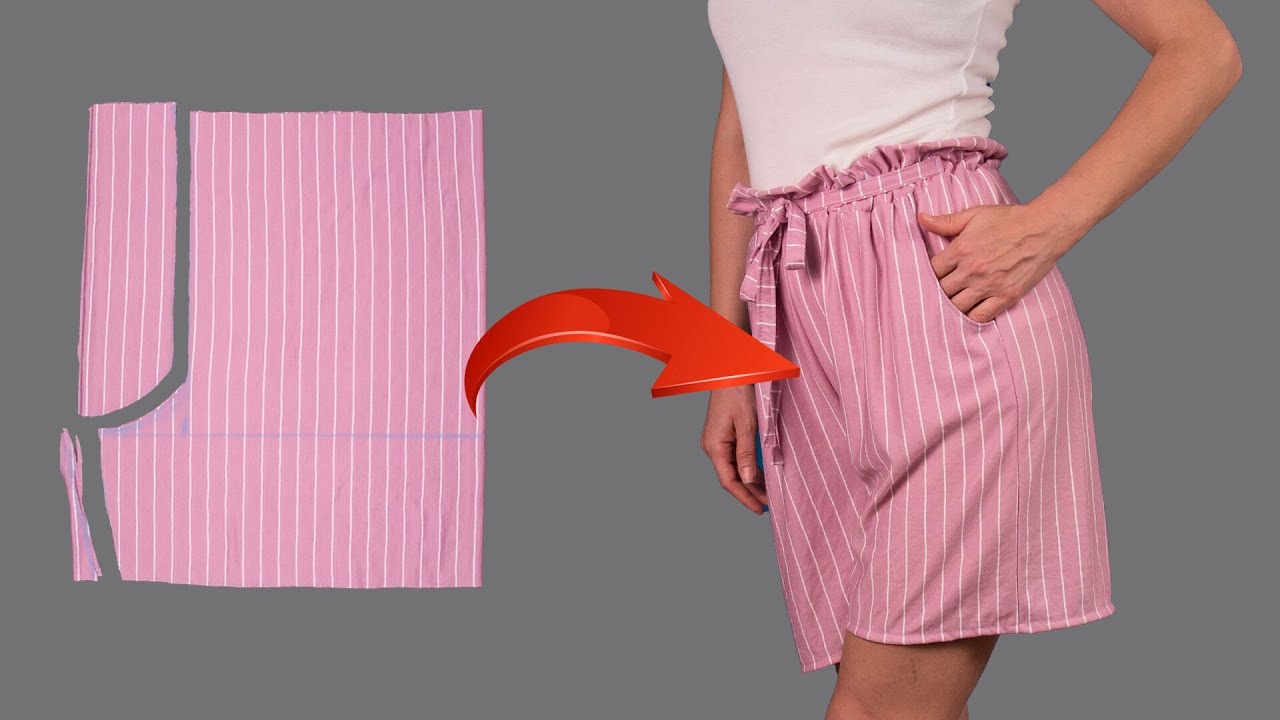 The easiest way to sew shorts - detailed tutorial! - YouTube