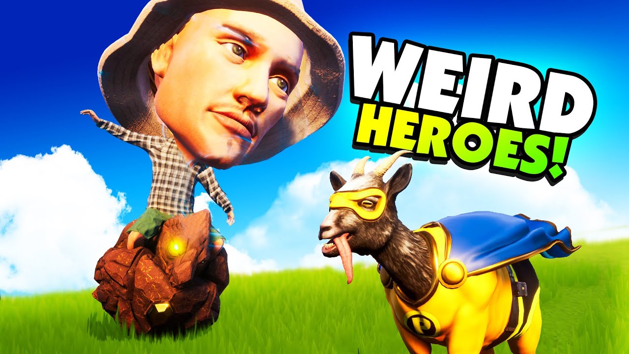Super Hero Goat Forces HUMANS To DO Weird Things In Goat Simulator 3 ...