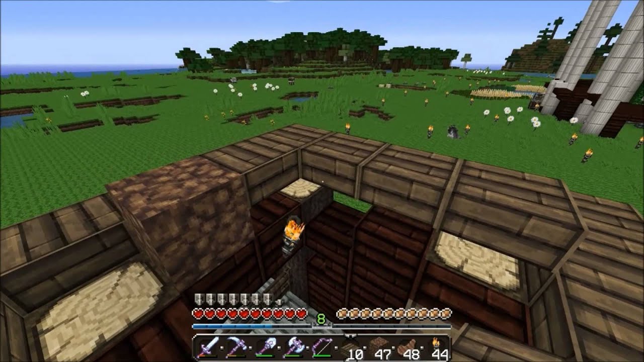 Freedom SMP : Ep 7 : Slave Huts - YouTube