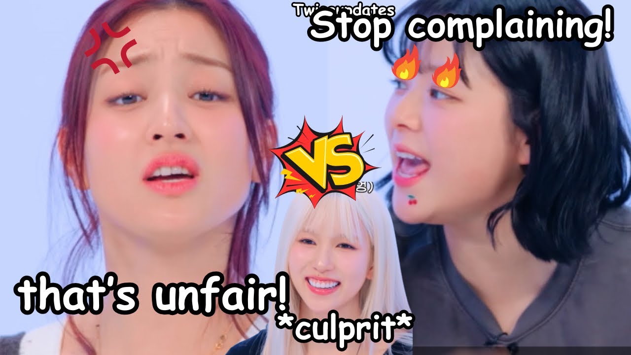 twice fighting the staff because mina complain about this *unserious ...