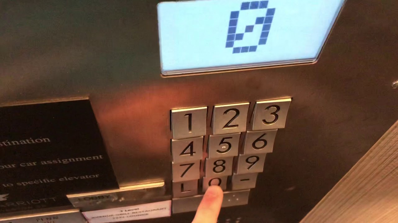 Schindler Miconic 10 Traction Elevator B @ JW Marriott Washington, DC ...