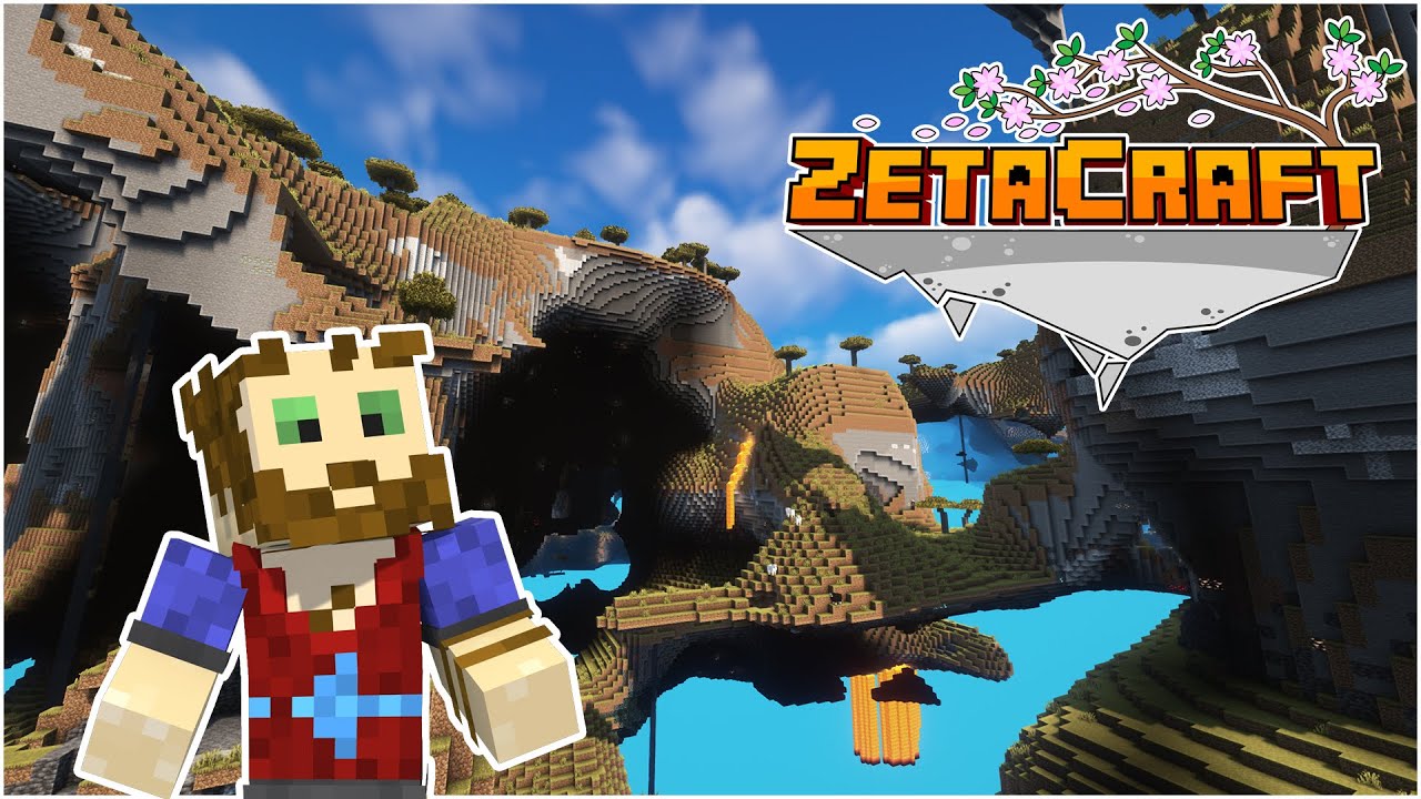 Playing in a BROKEN WORLD on a Minecraft SMP - ZetaCraft - YouTube