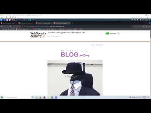 Lab: Authentication bypass via OAuth implicit flow - YouTube