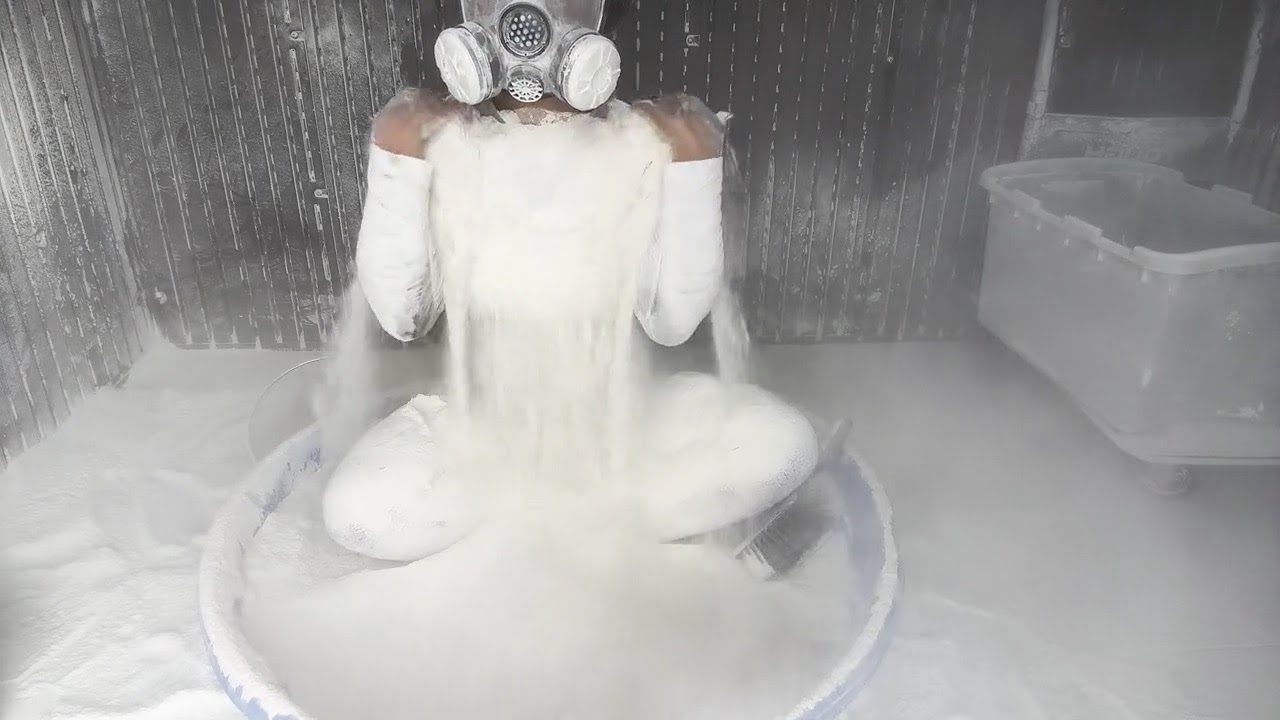 ASMR POOL POWDER PLAY, SIFTER,POWDER SLAPS AND MORE! PT 1 #ASMR # ...