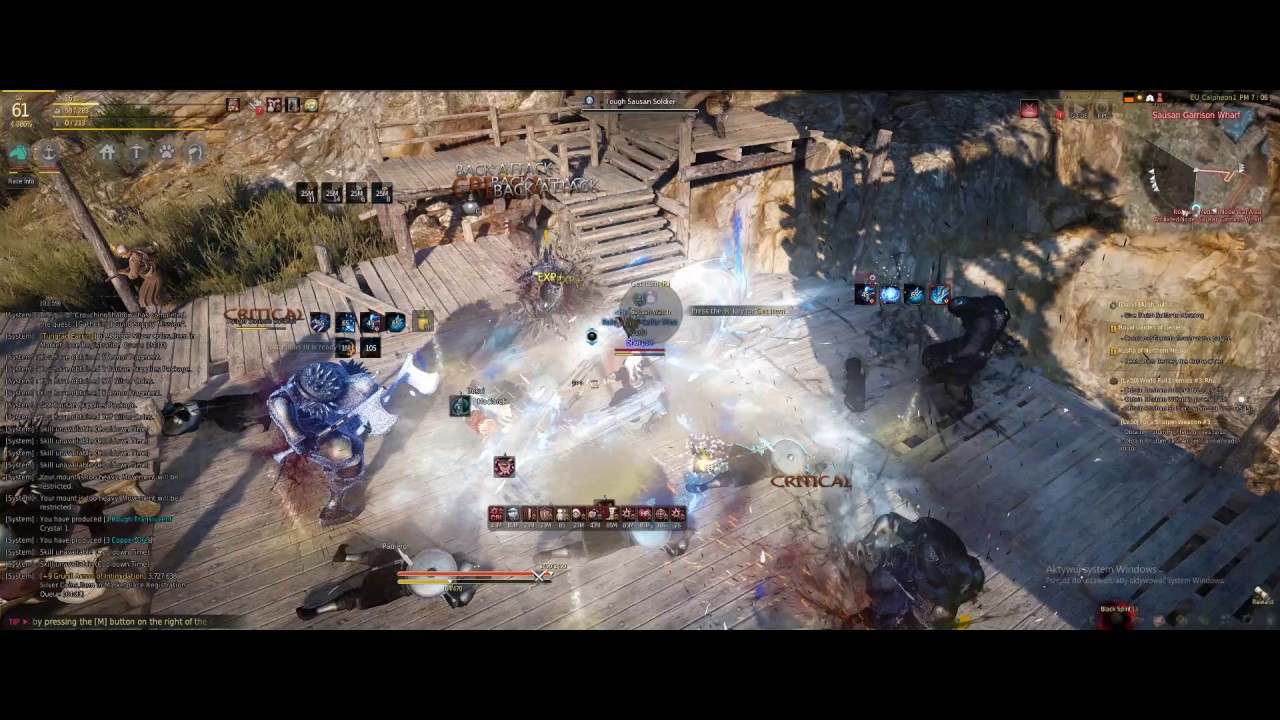 Bdo Sausan 20kk/h Grind Rotation - YouTube