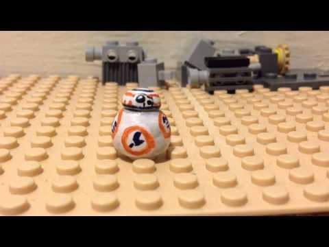 Lego Star Wars The Force Awakins Custom BB8 stopmotion test - YouTube