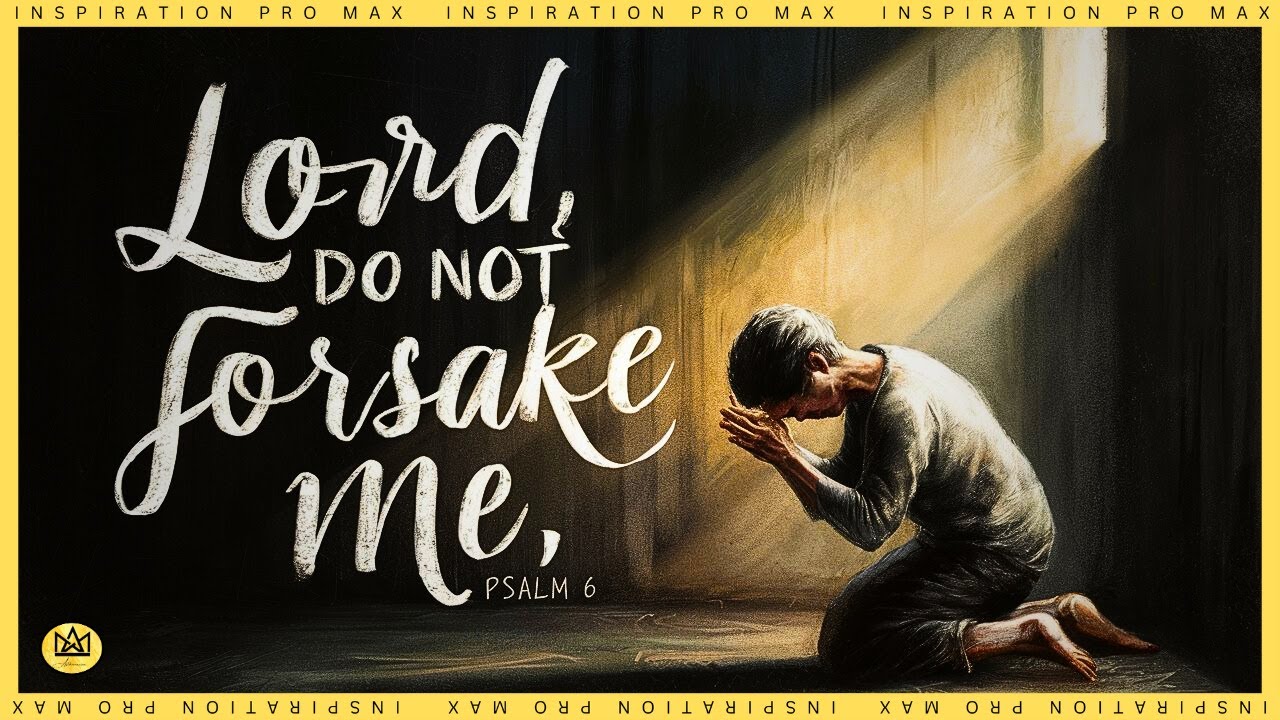 “Lord, Do Not Forsake Me - Psalm 6 | Powerful Bible Verse for Strength ...