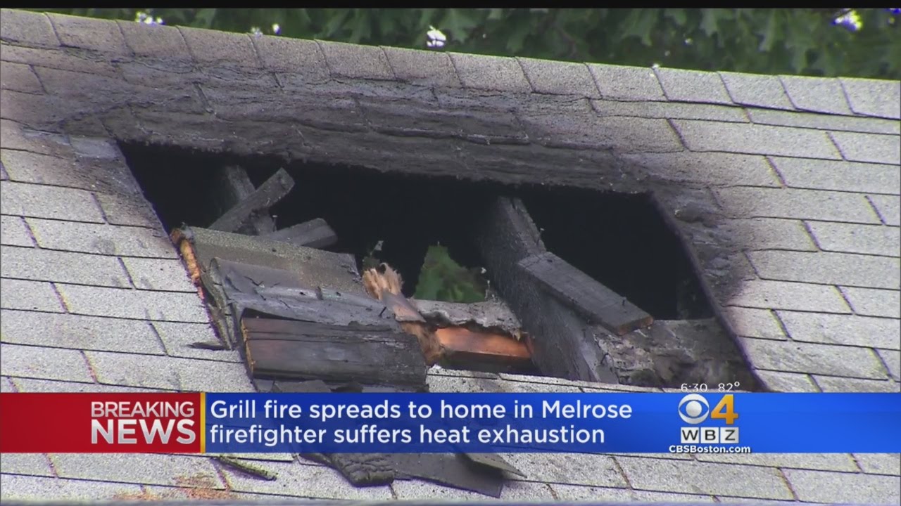 Gas Grill Sparks House Fire In Melrose - YouTube
