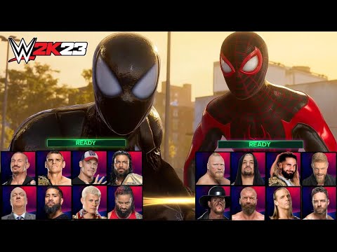 Marvel's Spider-Man 2 VS Team WWE In WWE 2K23 - YouTube