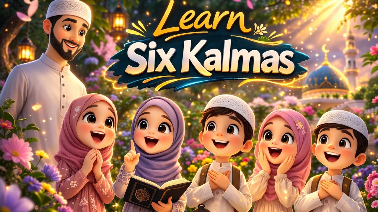 Islamic Kalimas In Arabic | Learn Six Kalimas | 6 Kalimas of Islam ...