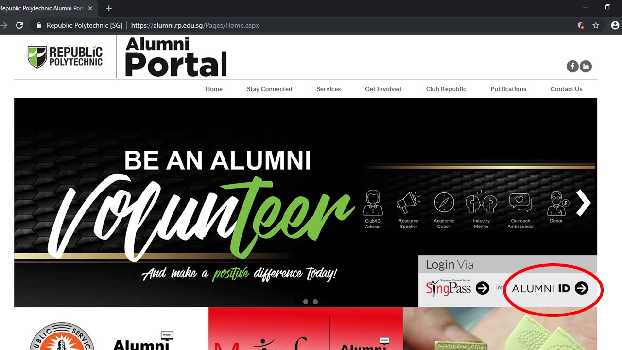 How to login to Alumni Portal for Foreigners - YouTube