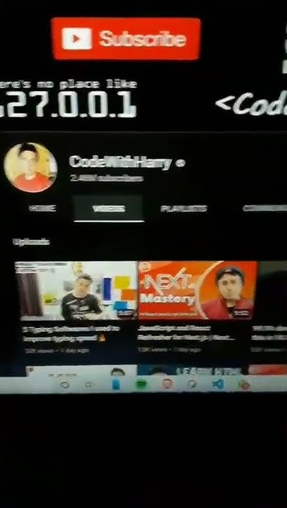 @codewithharry Tribute to the legend Best Programming channel #coding ...