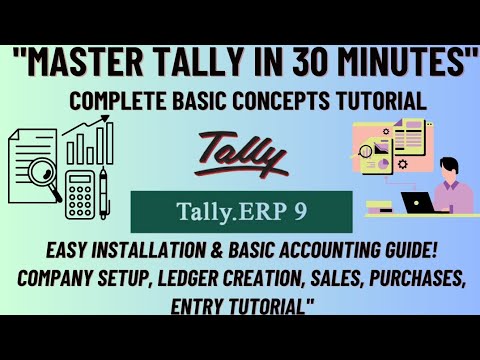 Tally ERP 9: The Complete Beginner's Guide (Learn Tally in 1 Hour ...