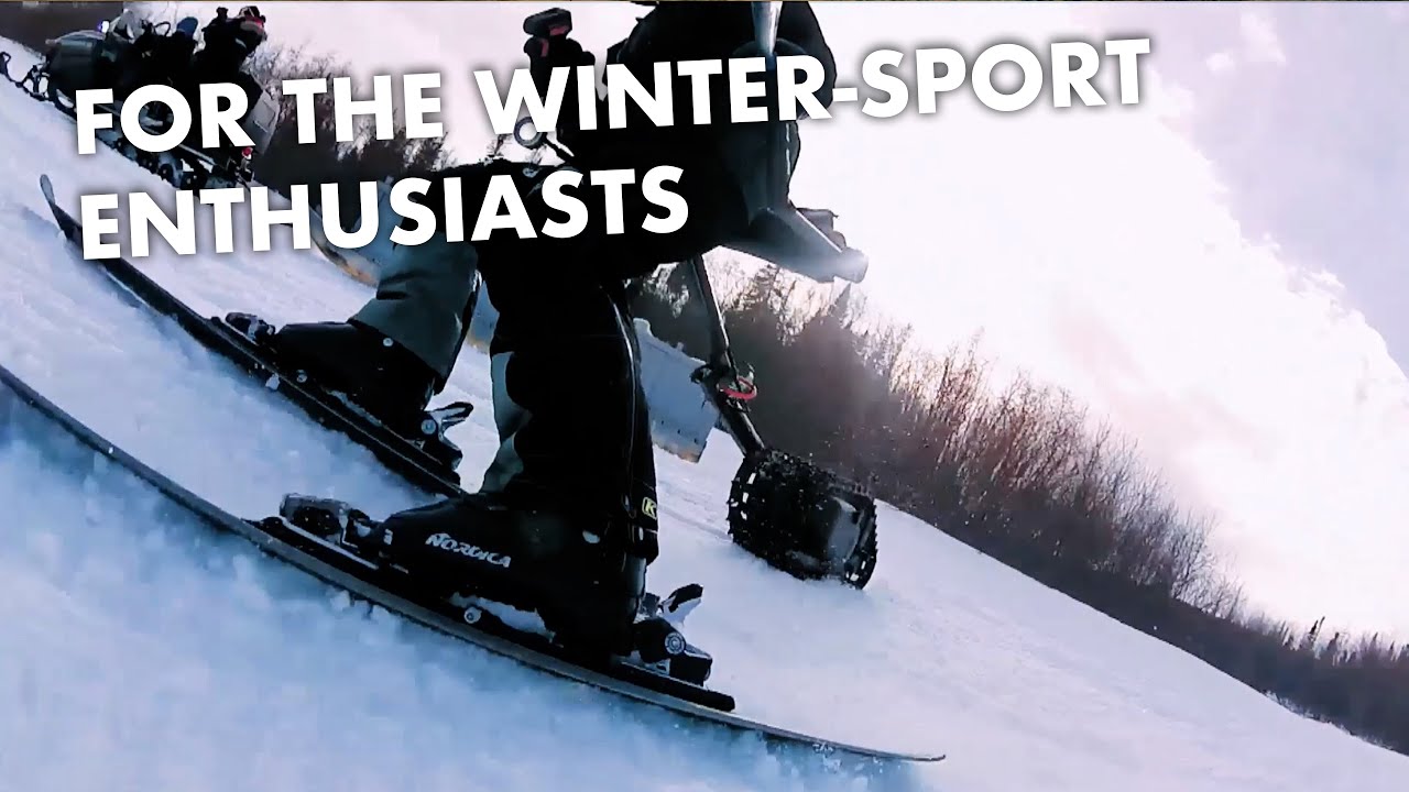 Skiing device makes snow adventures enjoyable when a hill isn’t around ...
