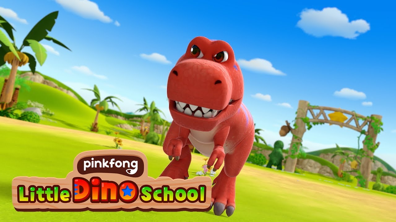 [Dinosaur Song] Hi! I'm Tyrannosaurus Rex | Dinosaur Cartoon | Pinkfong ...
