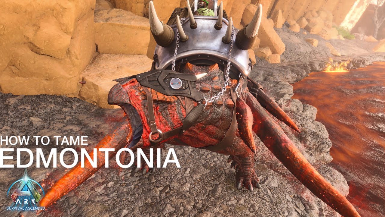 Edmontonia Taming Guide & abilities in Ark Survival Ascended ll Guraga ...