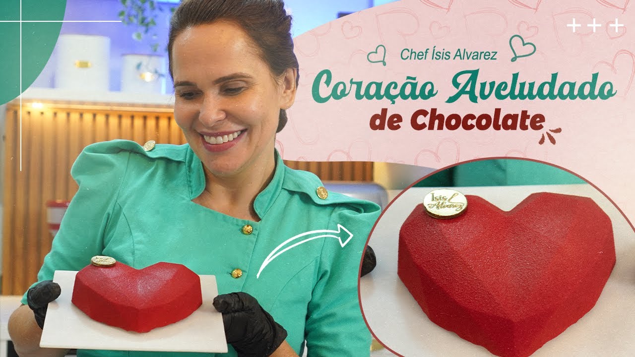 CORAÇÃO DE CHOCOLATE ️ | EFEITO AVELUDADO | ESPECIAL NAMORADOS #01 ️ ...