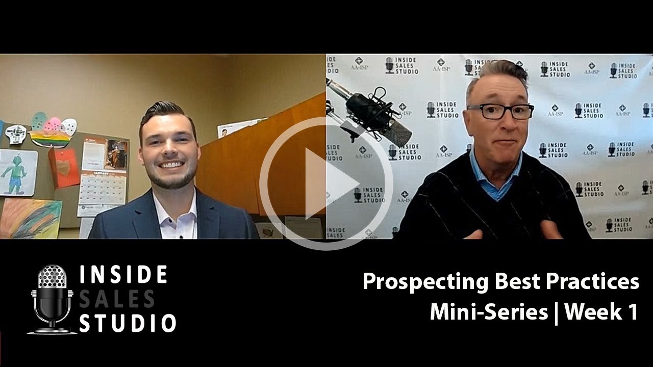 Monday Morning Sales Minute - Prospecting Week 1 - Jan 15th - YouTube