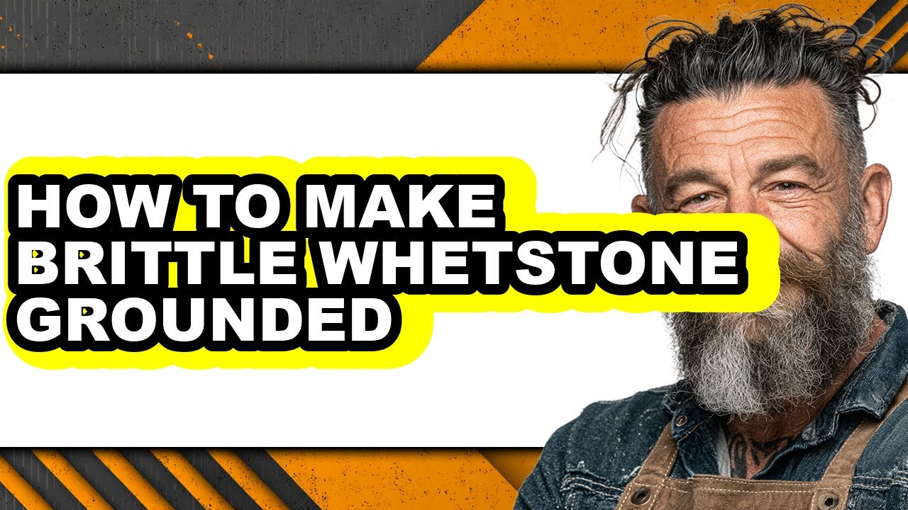 How to Make Brittle Whetstone Grounded (only Way) - YouTube
