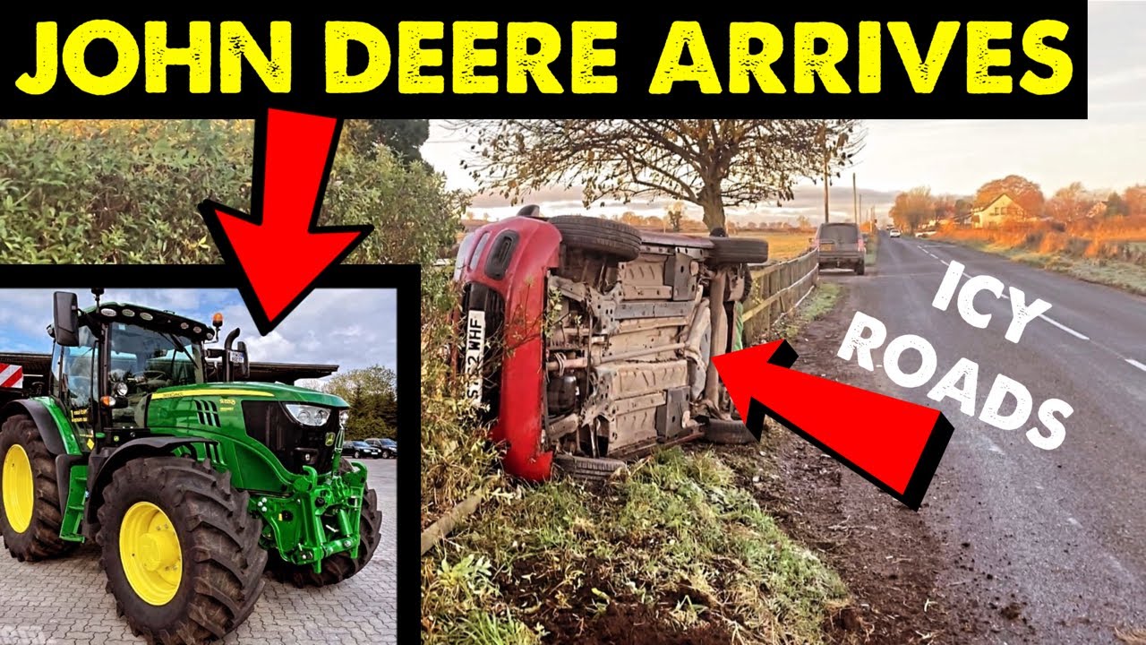 JOHN DEERE DEMO | CAR CRASH | RECOVERY MAN #CRAWFORDFARMS #159 - YouTube