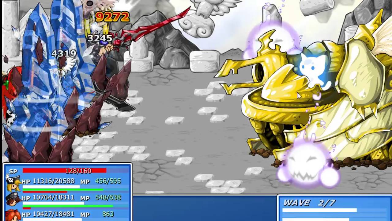 Epic Battle Fantasy 4 boos GOD cat NOMAL - YouTube