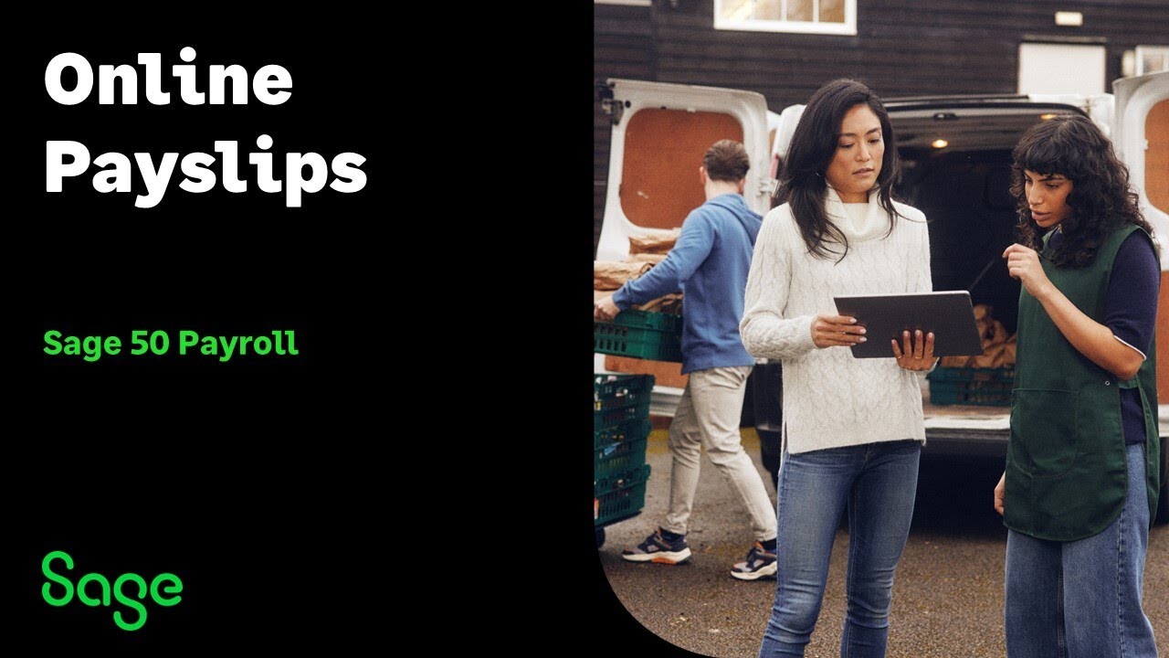 Sage 50 Payroll (UK): Online payslips - YouTube