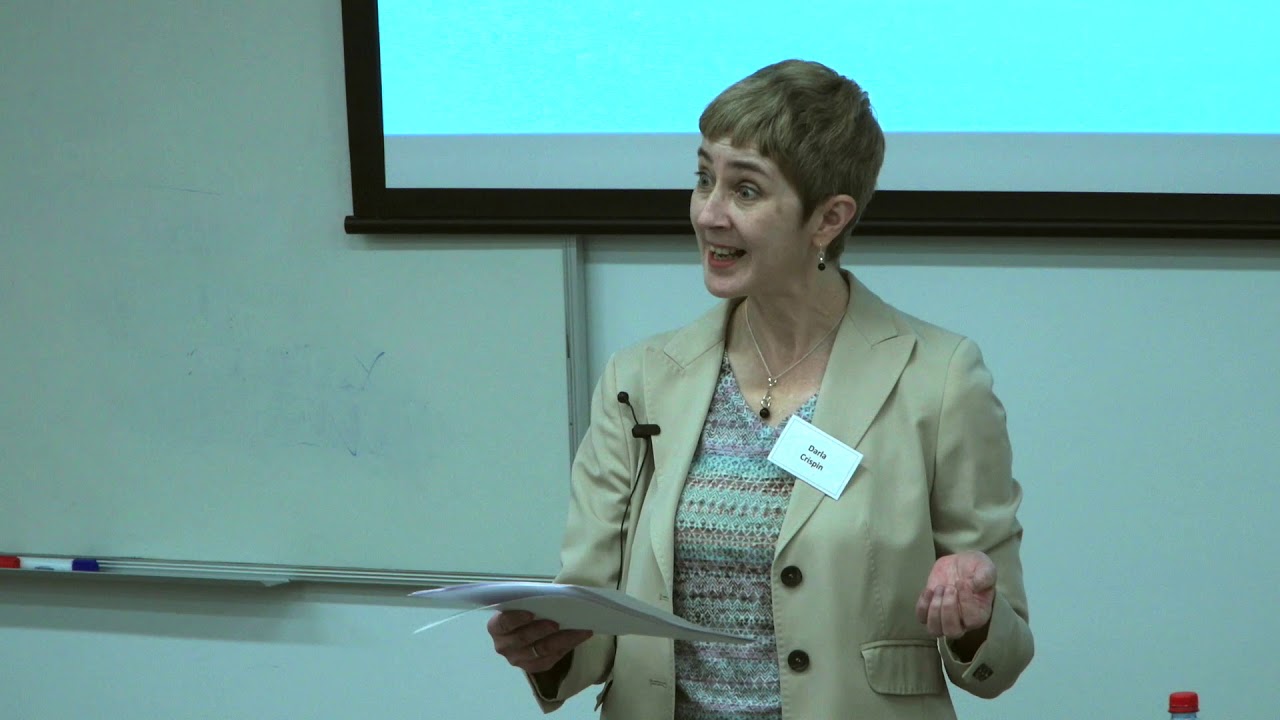 Professor Darla Crispin - keynote lecture at the Artistic Research ...